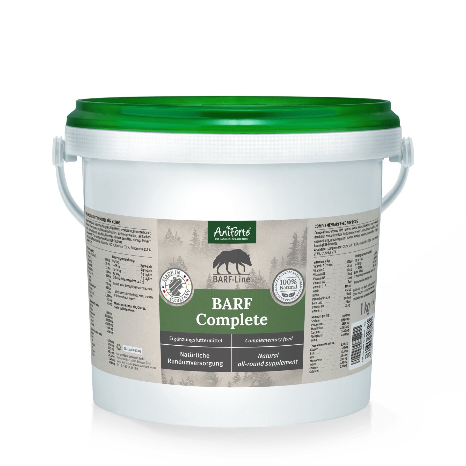 AniForte® BARF Complete | 100% Natural Raw Dog Food Supplement